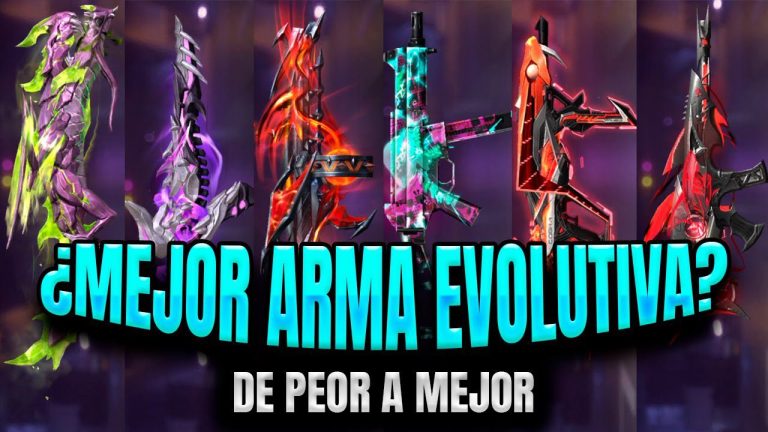 Las mejores armas evolutivas en Free Fire este año